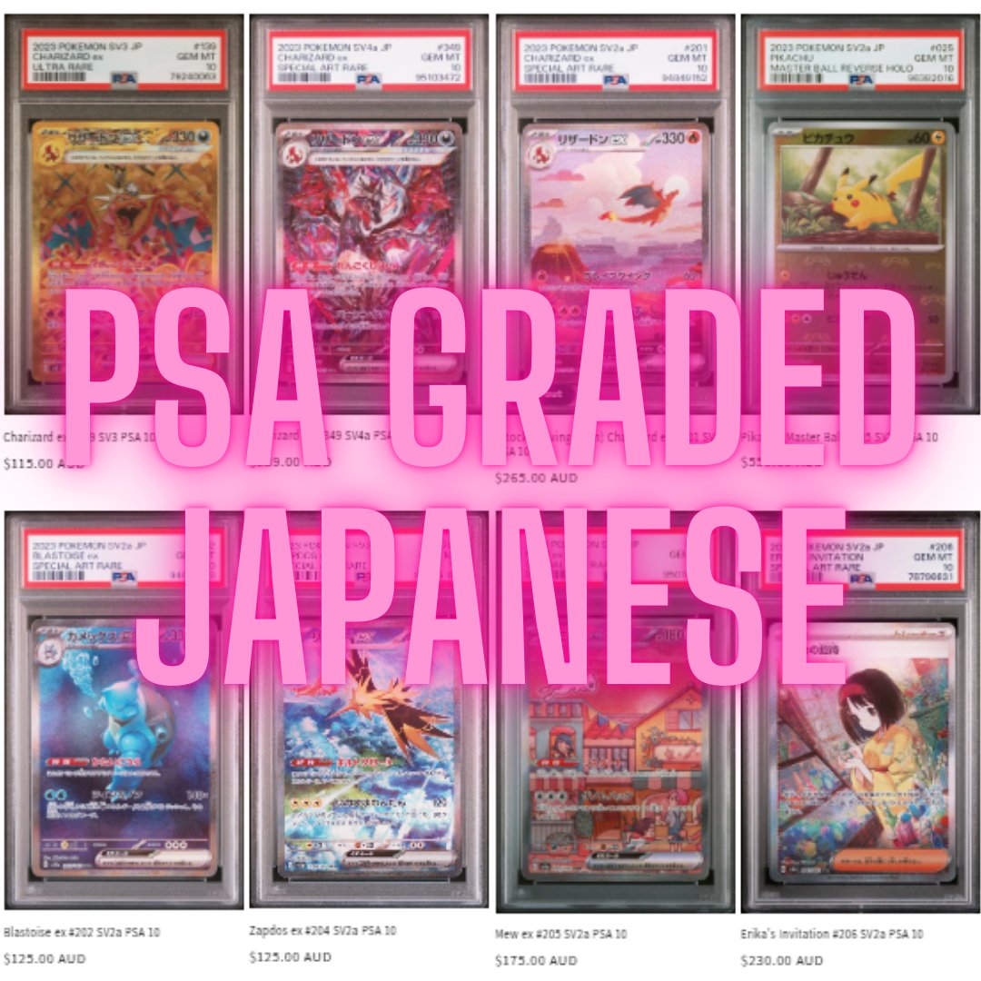 Japanese | Pokémon Graded Cards – Pacific TCG Store